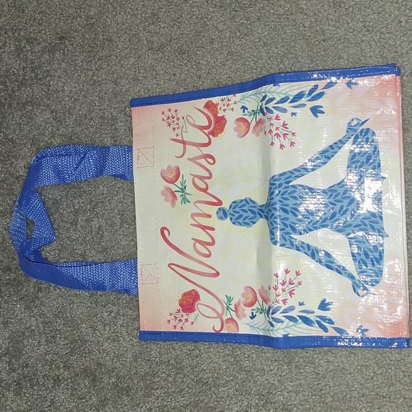 Bags | Free W 15 Reusable Namaste Tote Bag | Poshmark